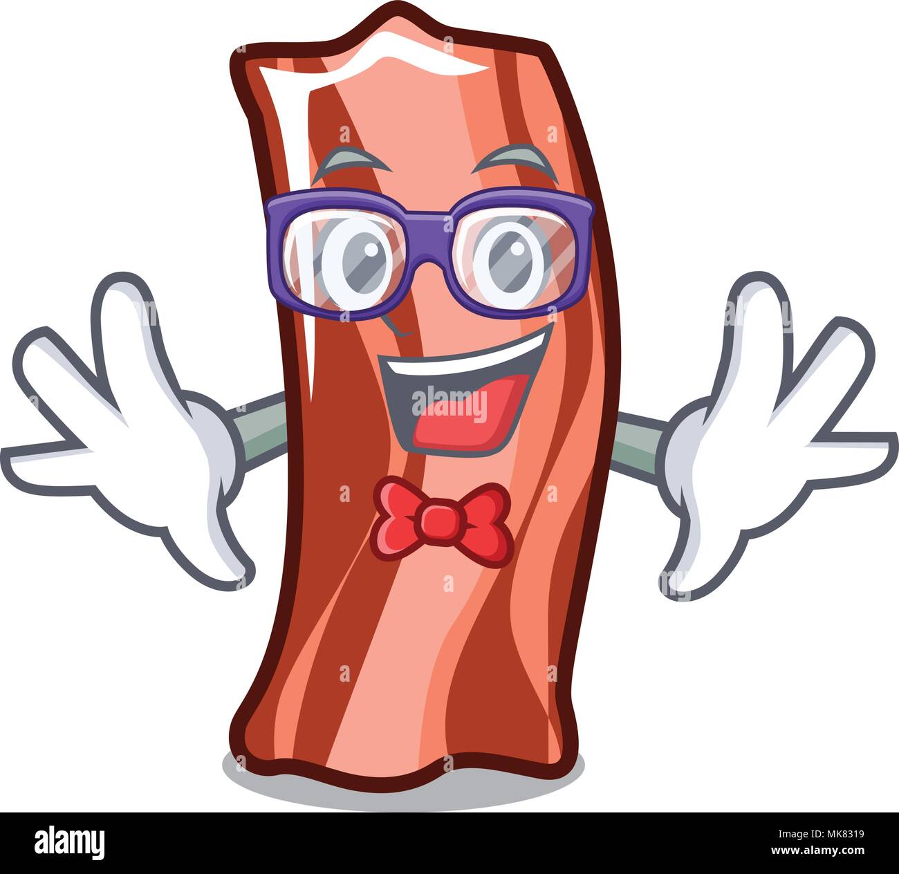 Geek ribs character cartoon style Stock Vector Image & Art - Alamy