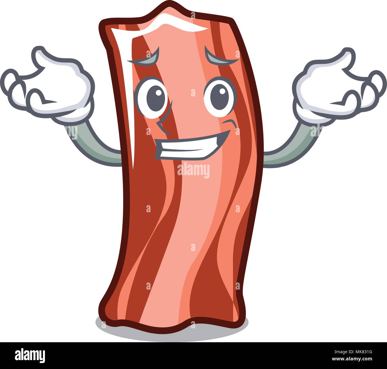 Grinning ribs character cartoon style Stock Vector Image & Art - Alamy