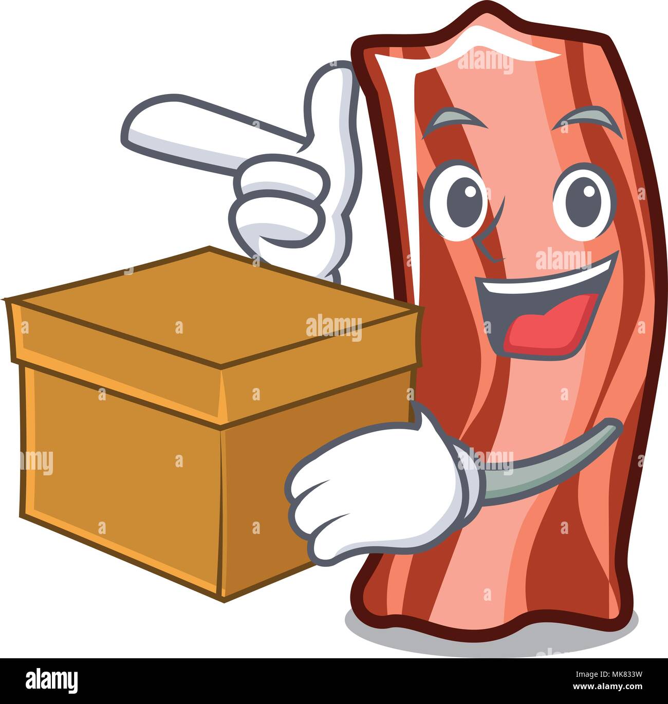 With box ribs character cartoon style Stock Vector Image & Art - Alamy