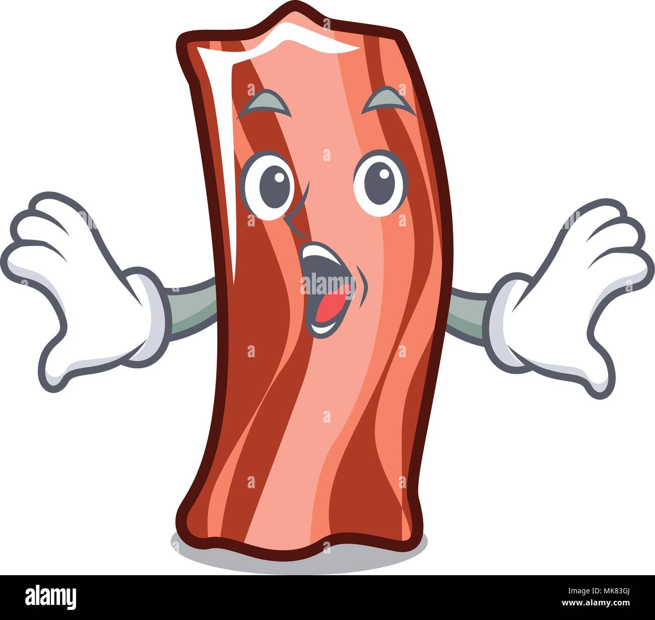 Surprised ribs mascot cartoon style Stock Vector Image & Art - Alamy