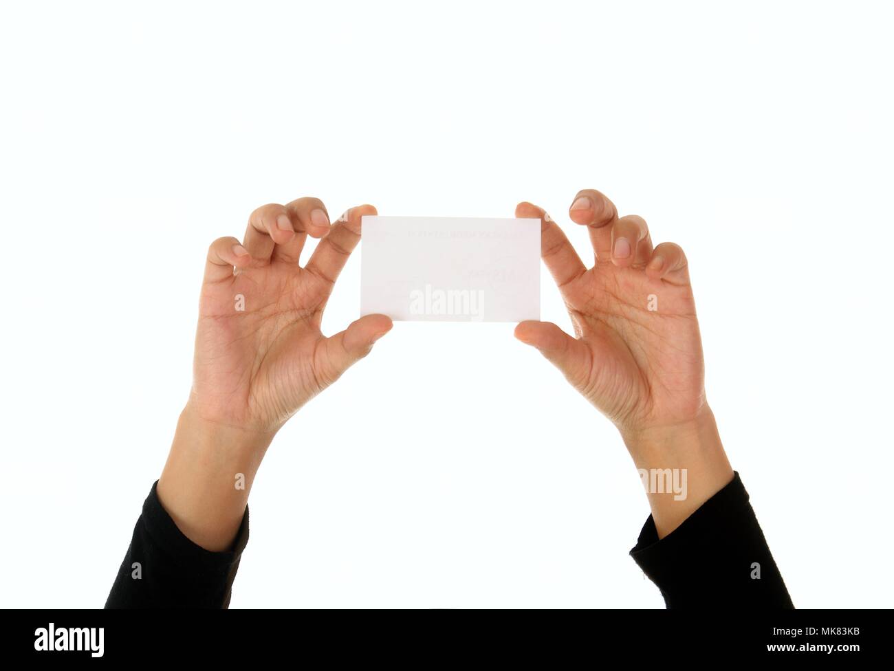 hand holding business card Stock Photo - Alamy hand holding business card Stock Photo - Alamy