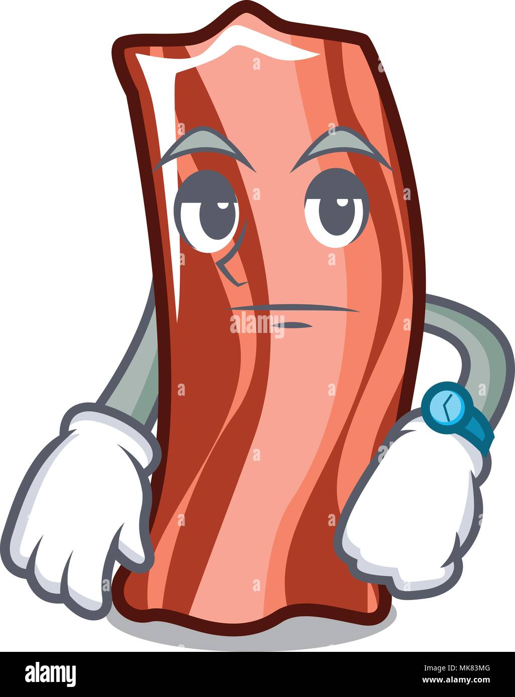 Waiting ribs mascot cartoon style Stock Vector Image & Art - Alamy