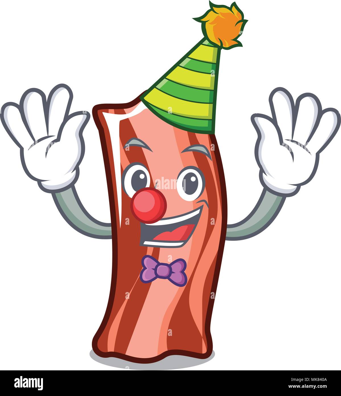 Clown ribs mascot cartoon style Stock Vector Image & Art - Alamy