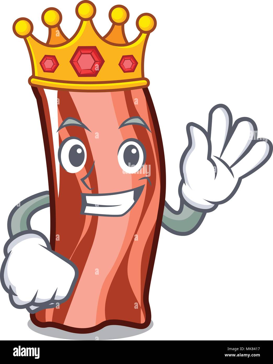 King ribs mascot cartoon style Stock Vector Image & Art - Alamy