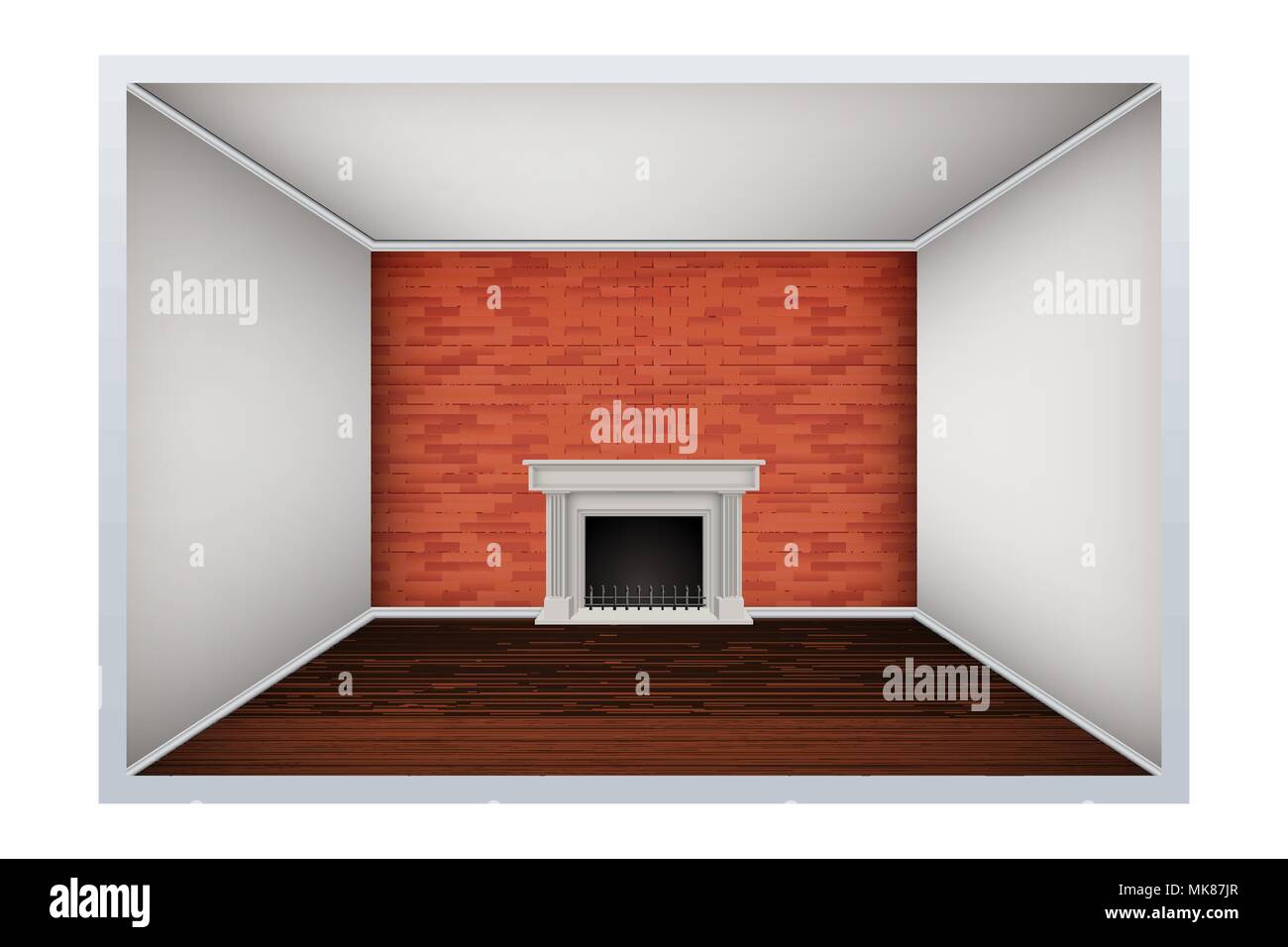 Modern loft empty space Stock Vector Images - Alamy