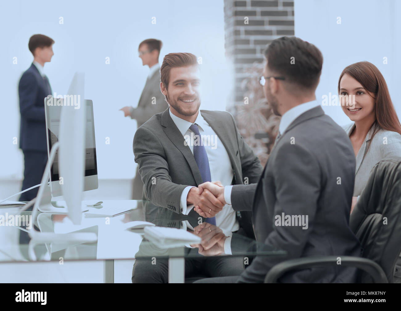 Boss introducing new team member hi-res stock photography and images ...