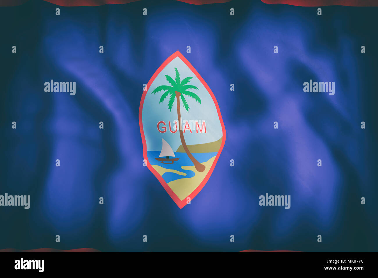 Chamorro Guam Flag