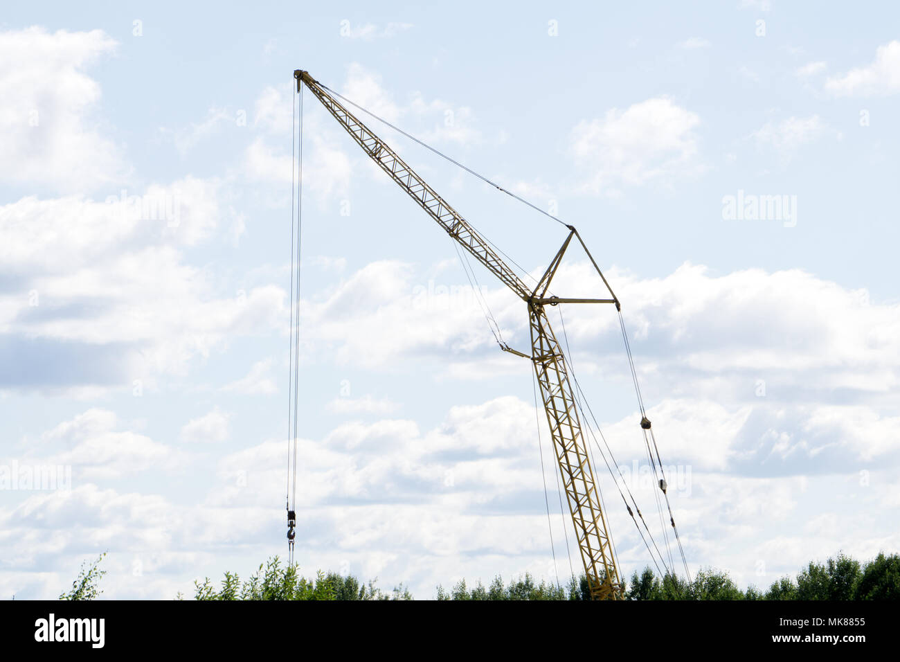 Crane rotate building construction site hi-res stock photography and ...