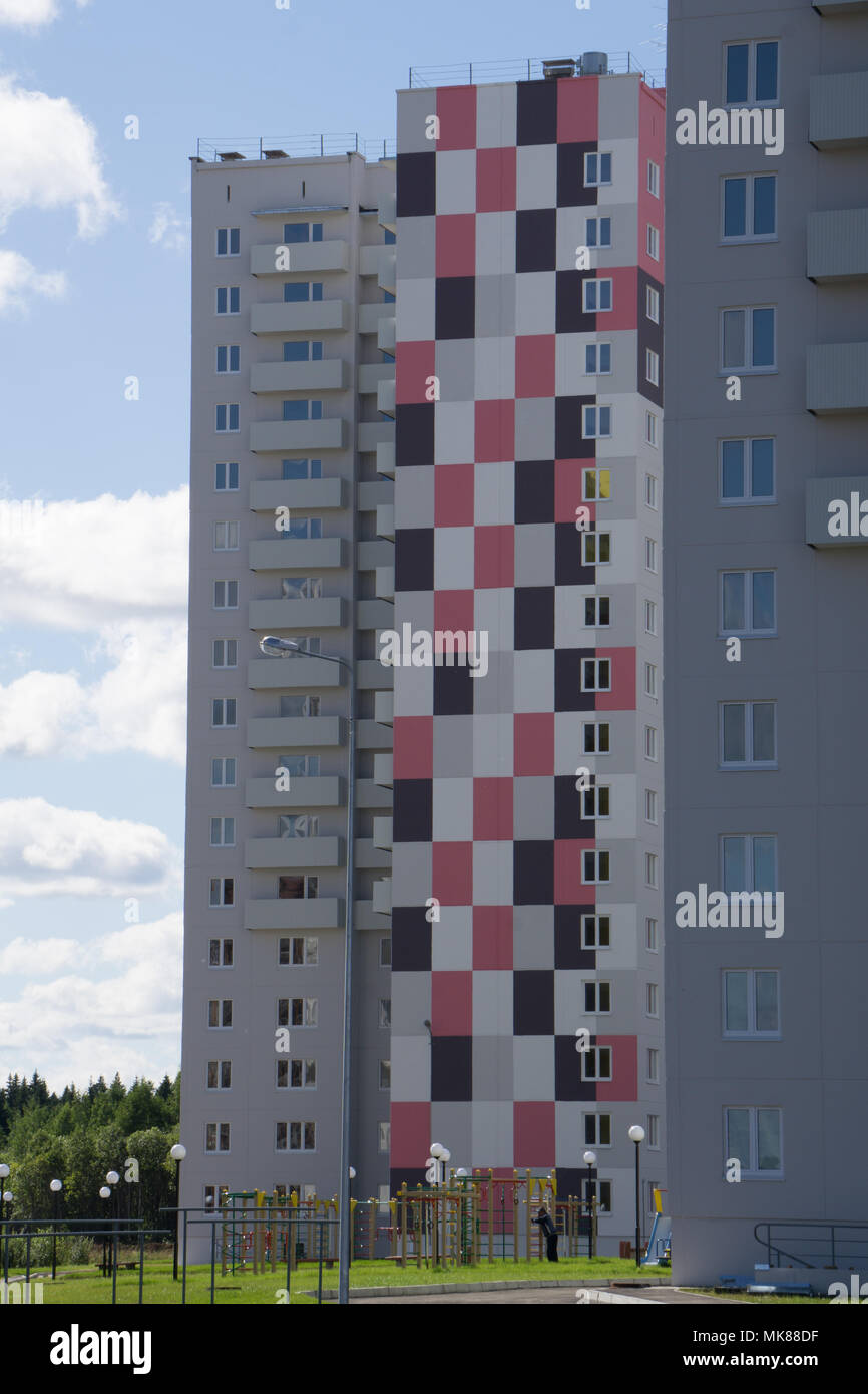 Colorful houses in the neighborhood multi-Color design concept ...