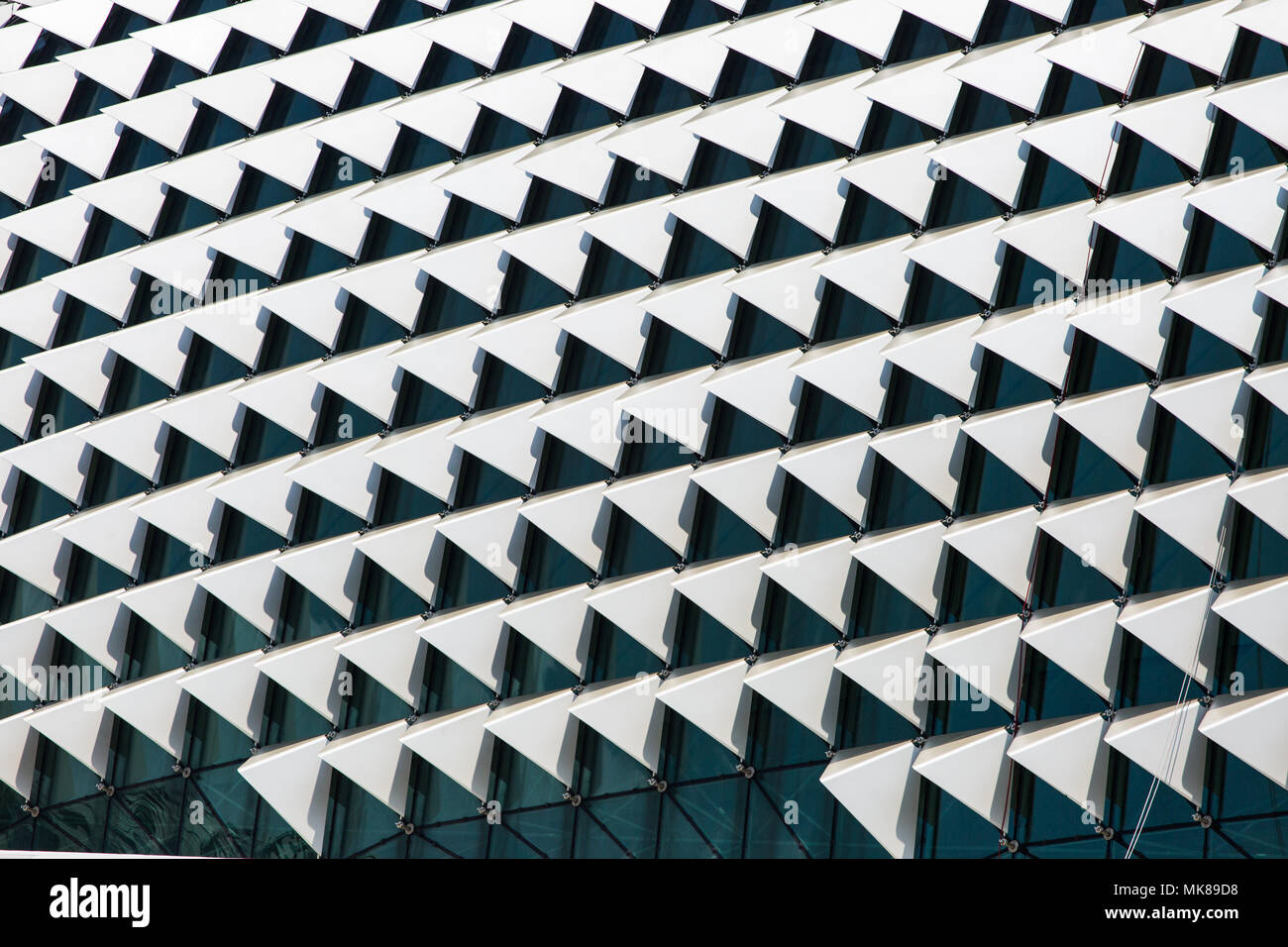 Glass triangular structure hi-res stock photography and images - Alamy