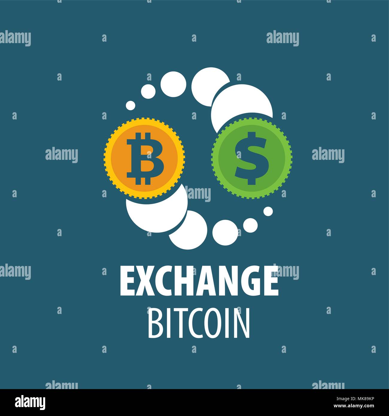 exchange bitcoin for money Stock Vector Image & Art - Alamy