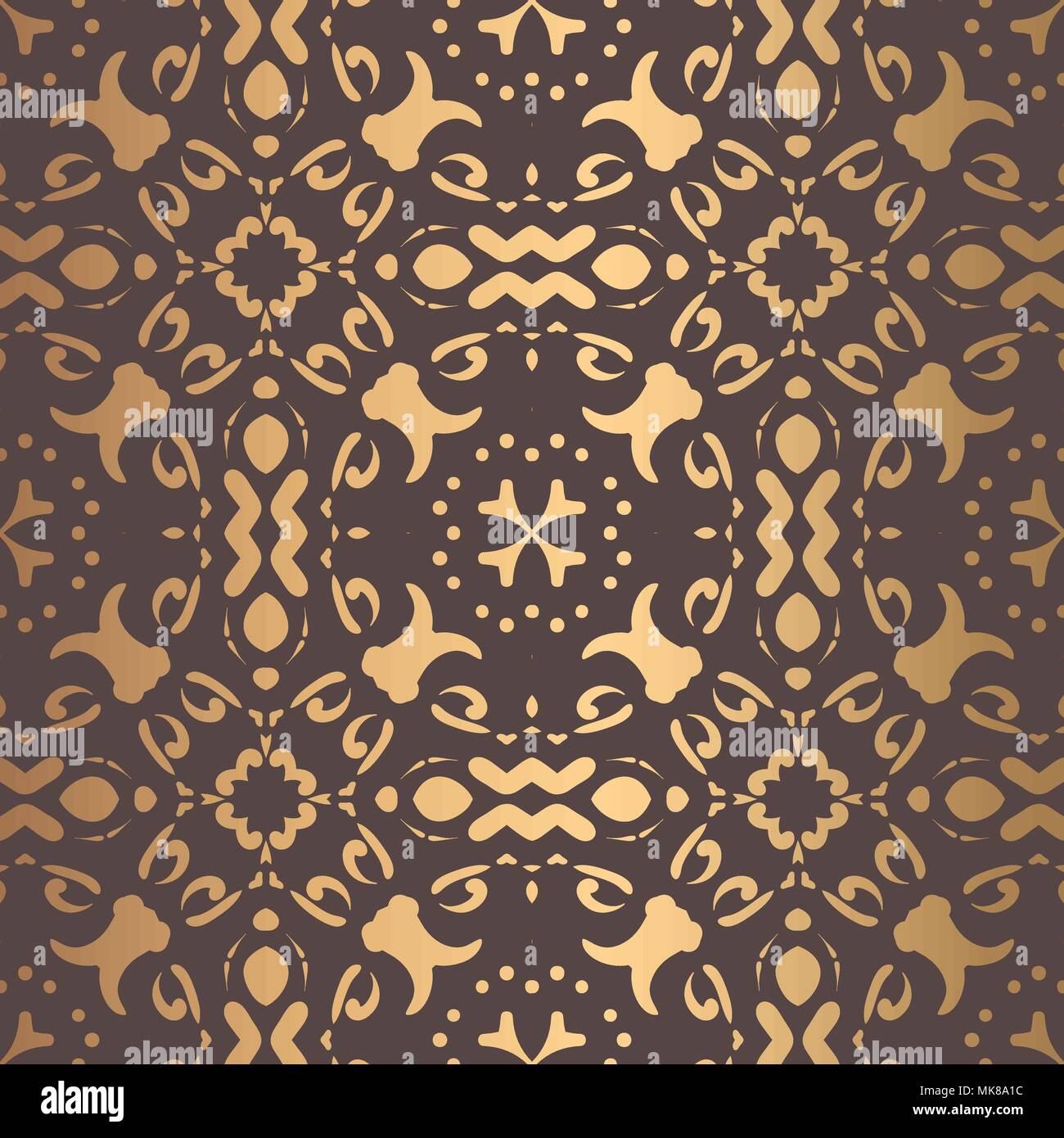 Golden floral vines Stock Vector Images - Alamy