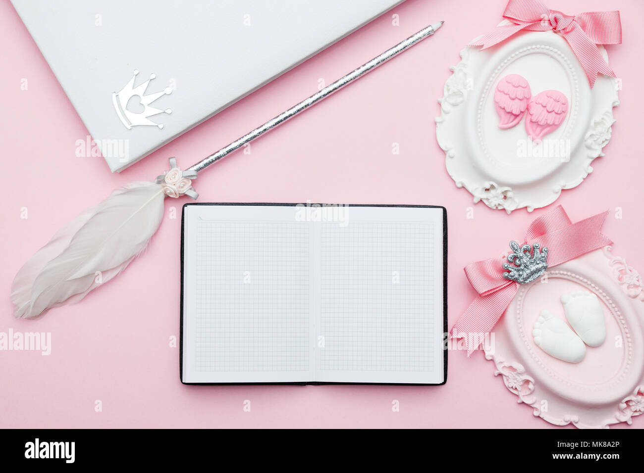 Pink Baby Border Design