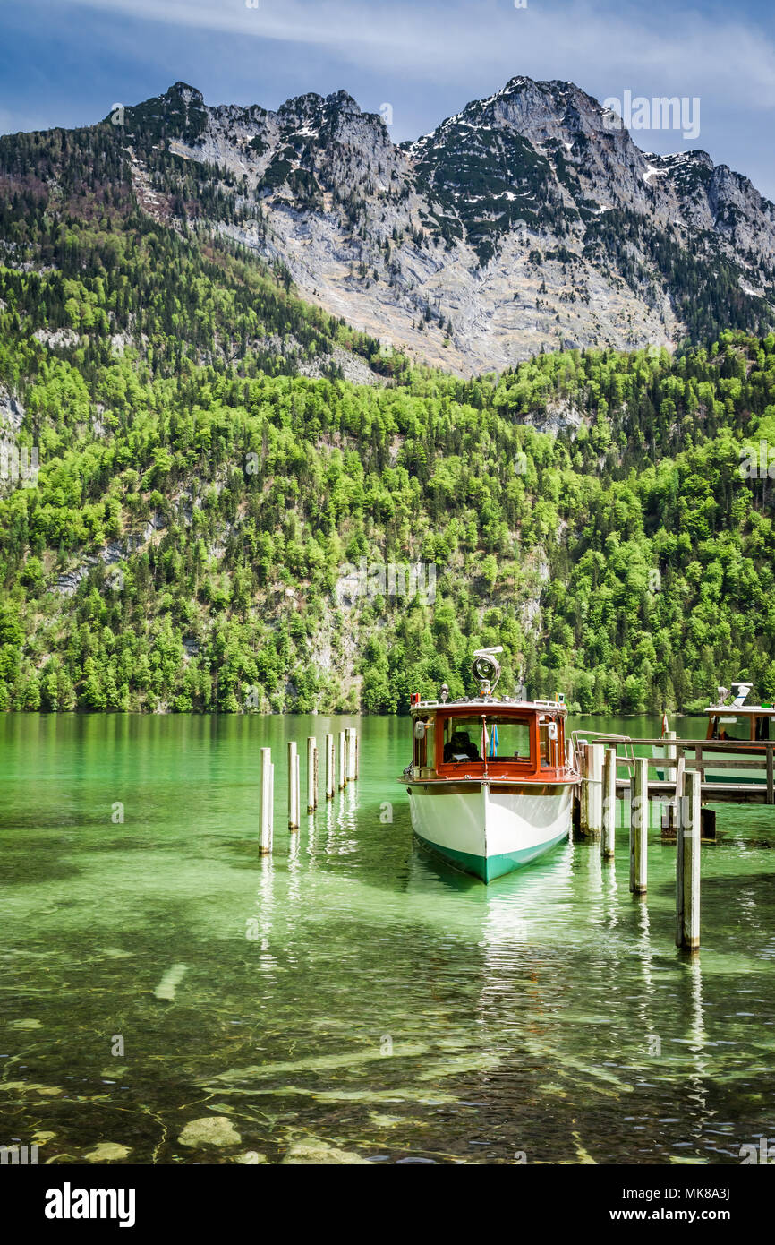 Lake konigssee boat harbor hi-res stock photography and images - Alamy