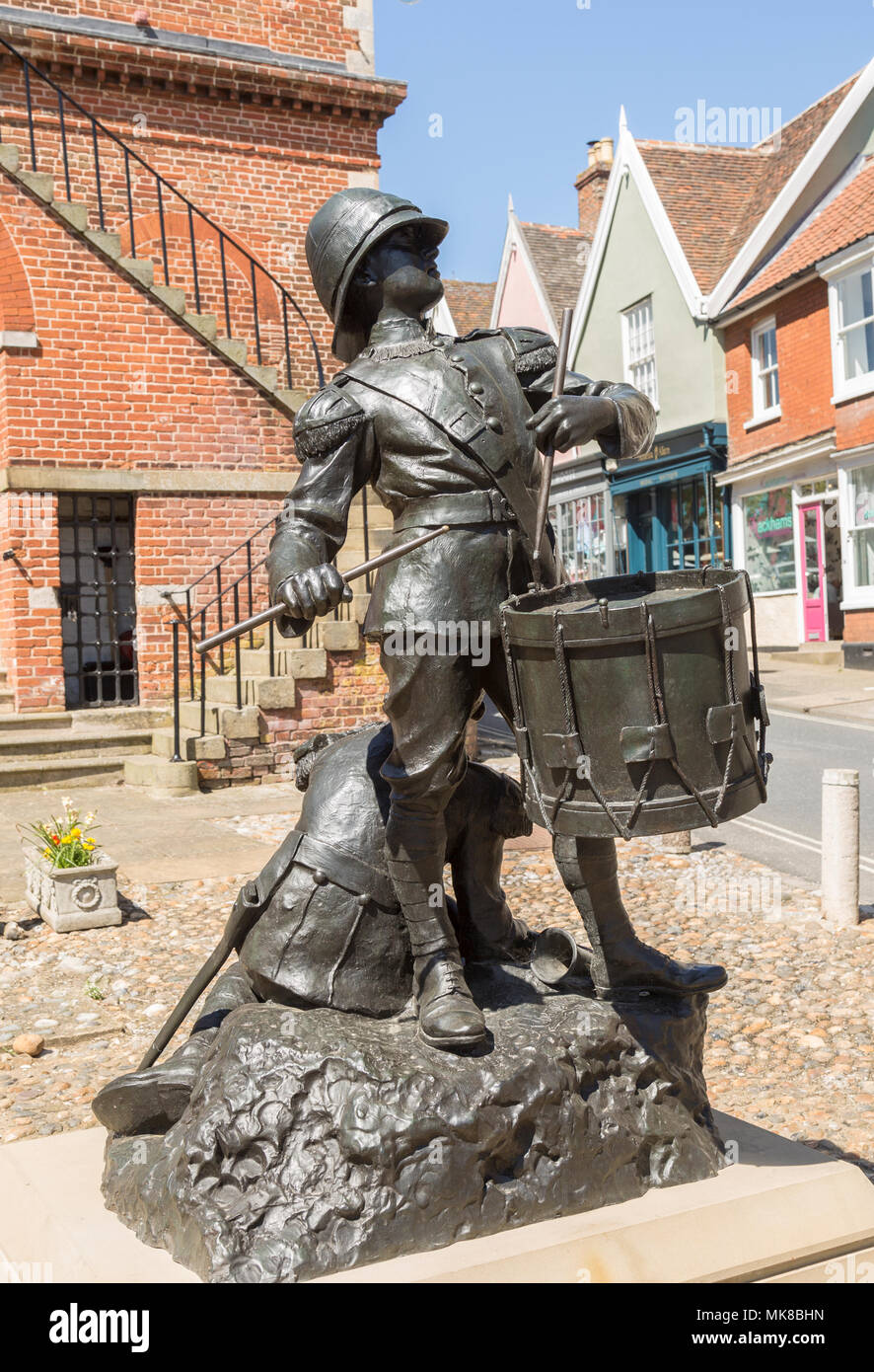 'The Drums of Fore and Aft' drummer boy sculpture by Arnold, Earl of ...