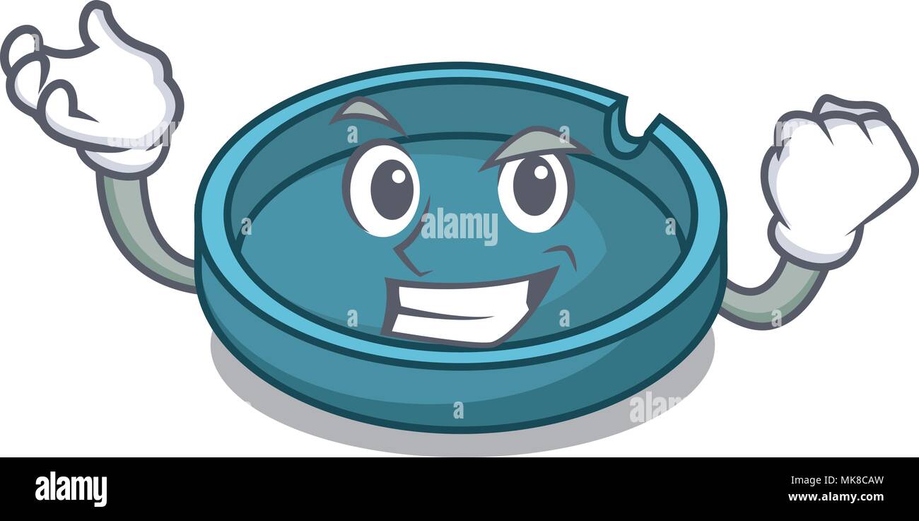 Successful ashtray character cartoon style Stock Vector Image & Art - Alamy