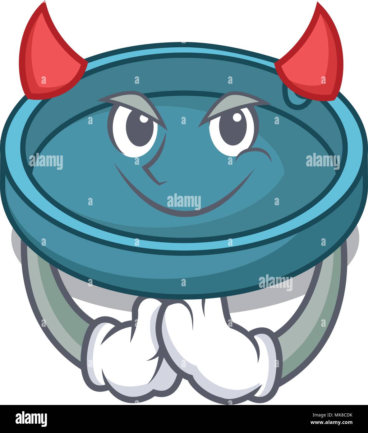 Devil ashtray mascot cartoon style Stock Vector Image & Art - Alamy