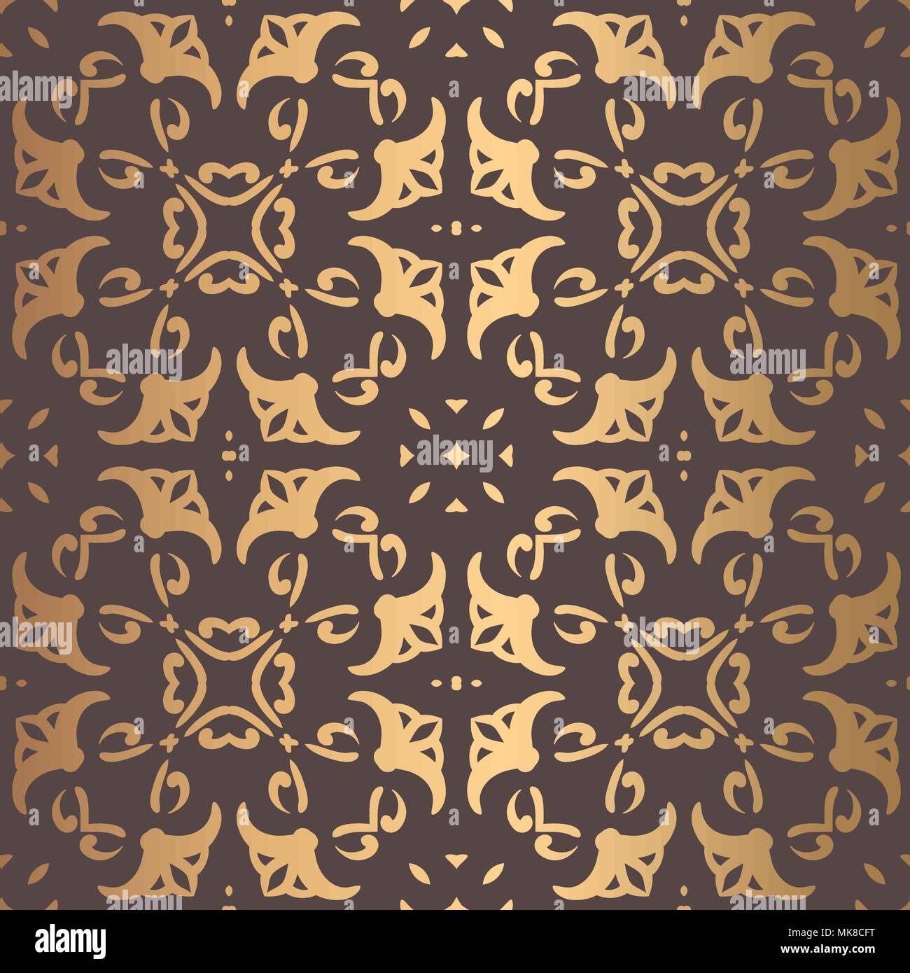 Golden floral vines Stock Vector Images - Alamy