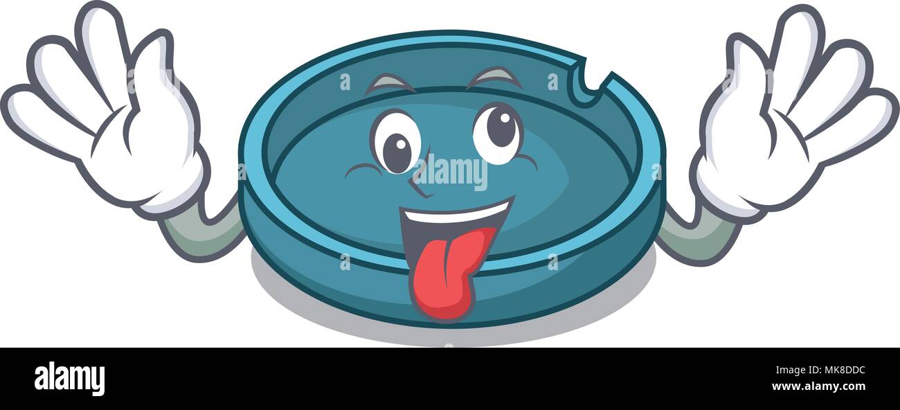 Crazy ashtray mascot cartoon style Stock Vector Image & Art - Alamy