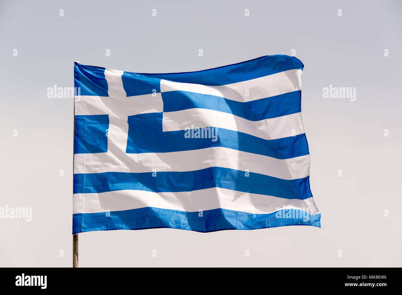 Photo greek national flag hi-res stock photography and images - Alamy