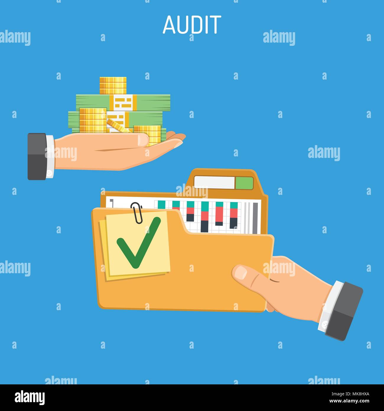 Auditing, Tax, Accounting Concept Stock Vector Image & Art - Alamy