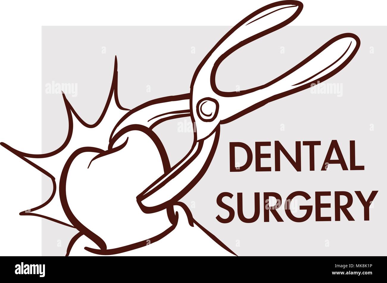 Dental surgery. Dental clinic logotype concept icon Stock Vector Image ...