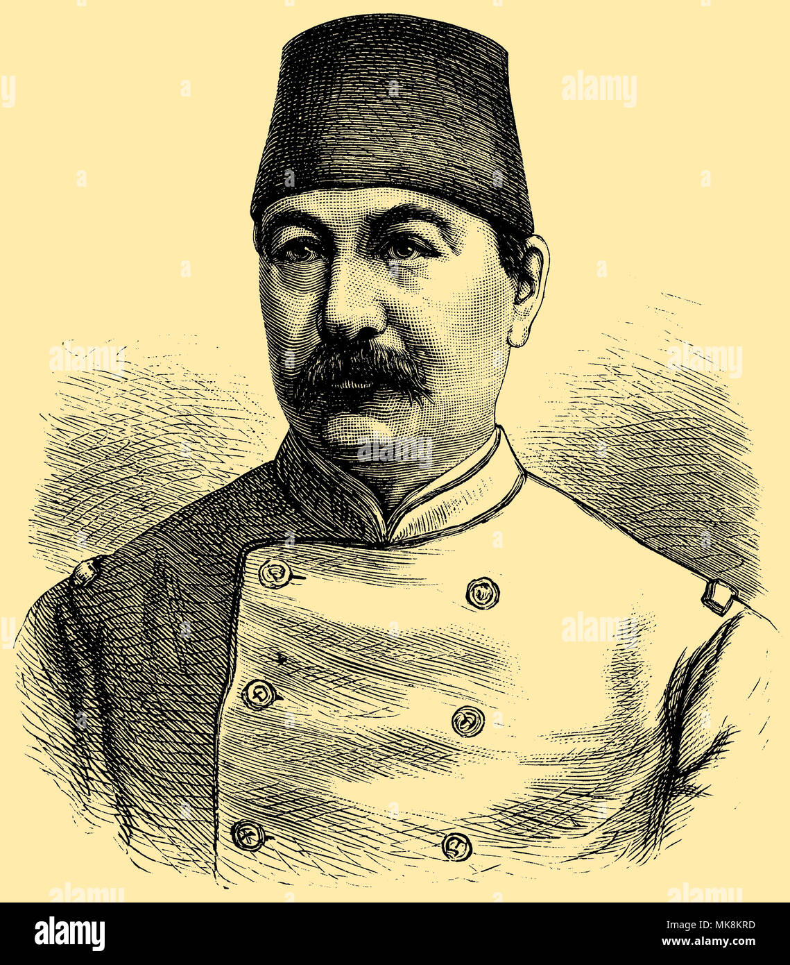 Pasha Sir Samuel White Baker (born June 8, 1821 Stock Photo - Alamy