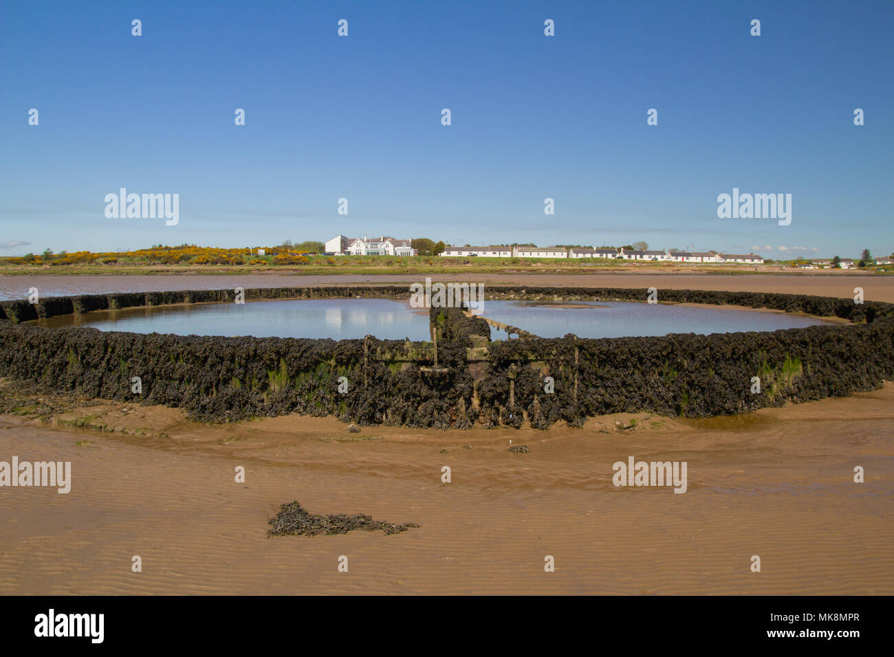 Victorian Swimming Pool at Powfoot Stock Photo - Alamy