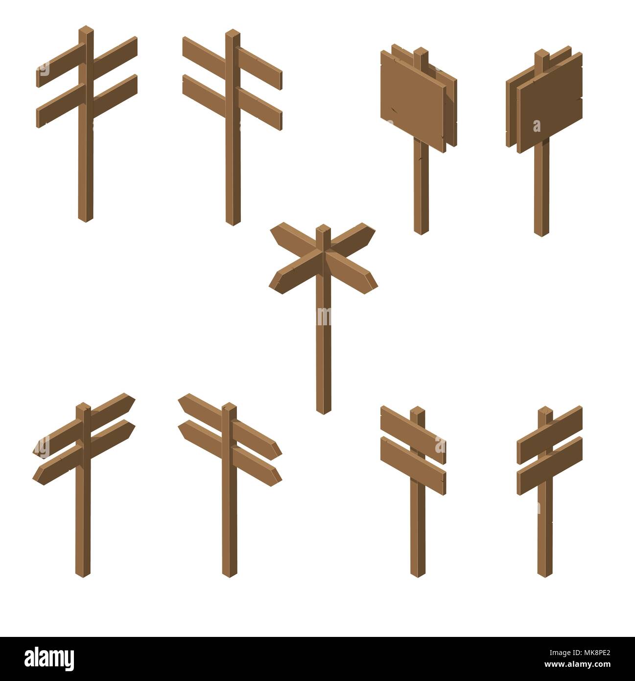 Directional pointers Stock Vector Images - Alamy