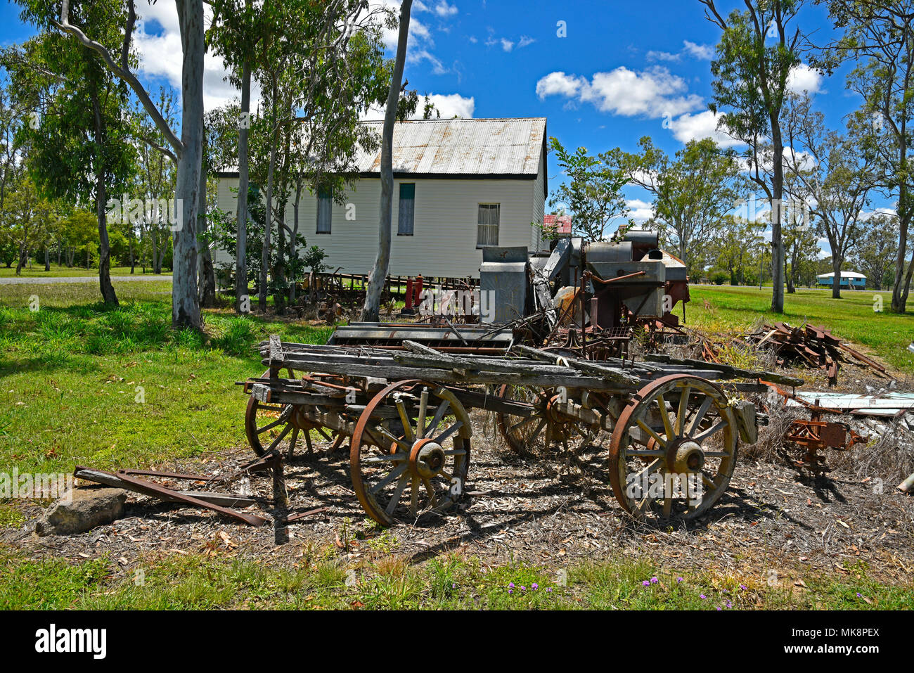 wowan museum at wowan in queensland, Australia, a dying outback town ...