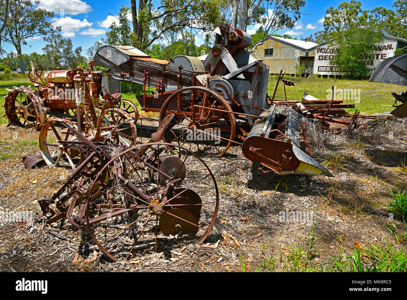 wowan museum at wowan in queensland, Australia, a dying outback town ...