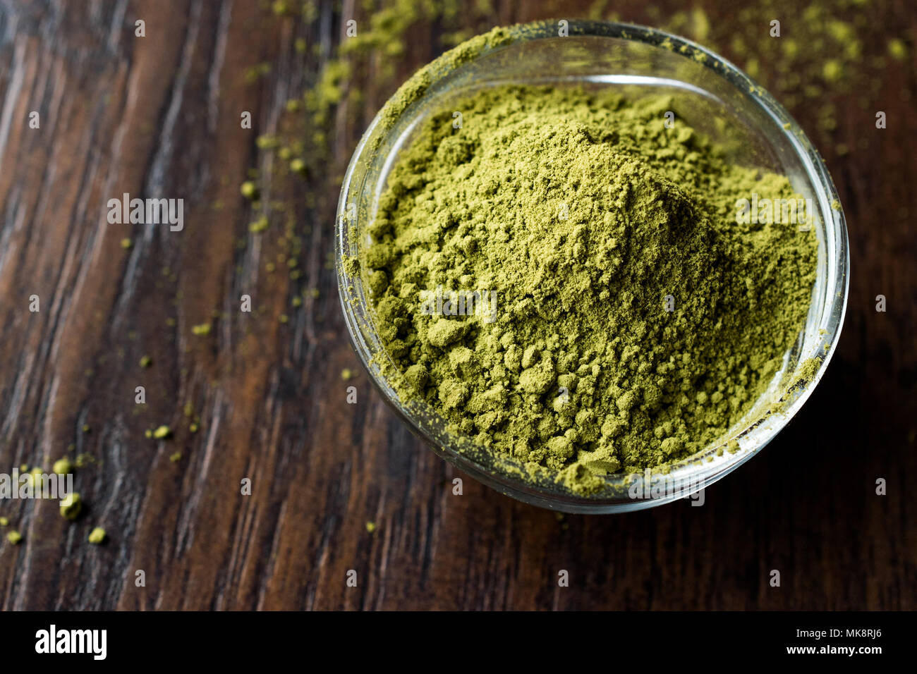 Turkish Kina Henna Powder or Matcha Tea. Organic Product Stock Photo ...