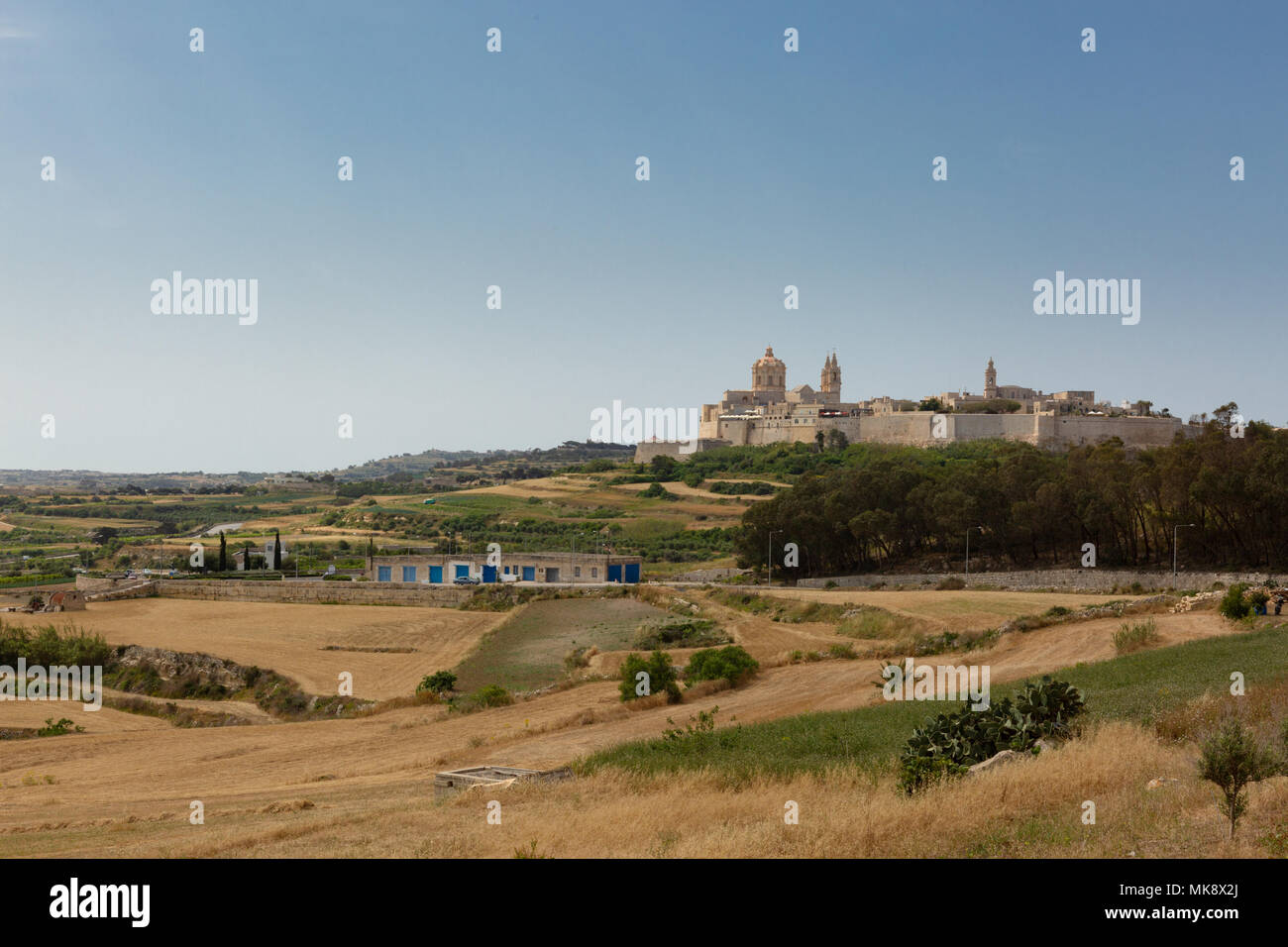 The medieval walled city of Mdina in Malta Stock Photo - Alamy