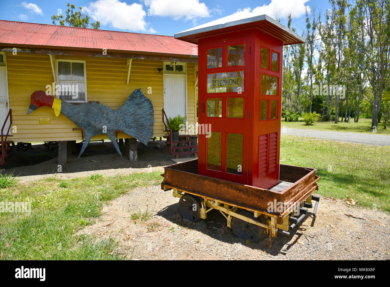 wowan museum at wowan in queensland, Australia, a dying outback town ...