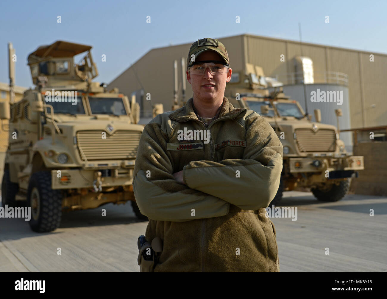 Senior Airman Maria Joyce, 455th Expeditionary Security Forces Squadron ...