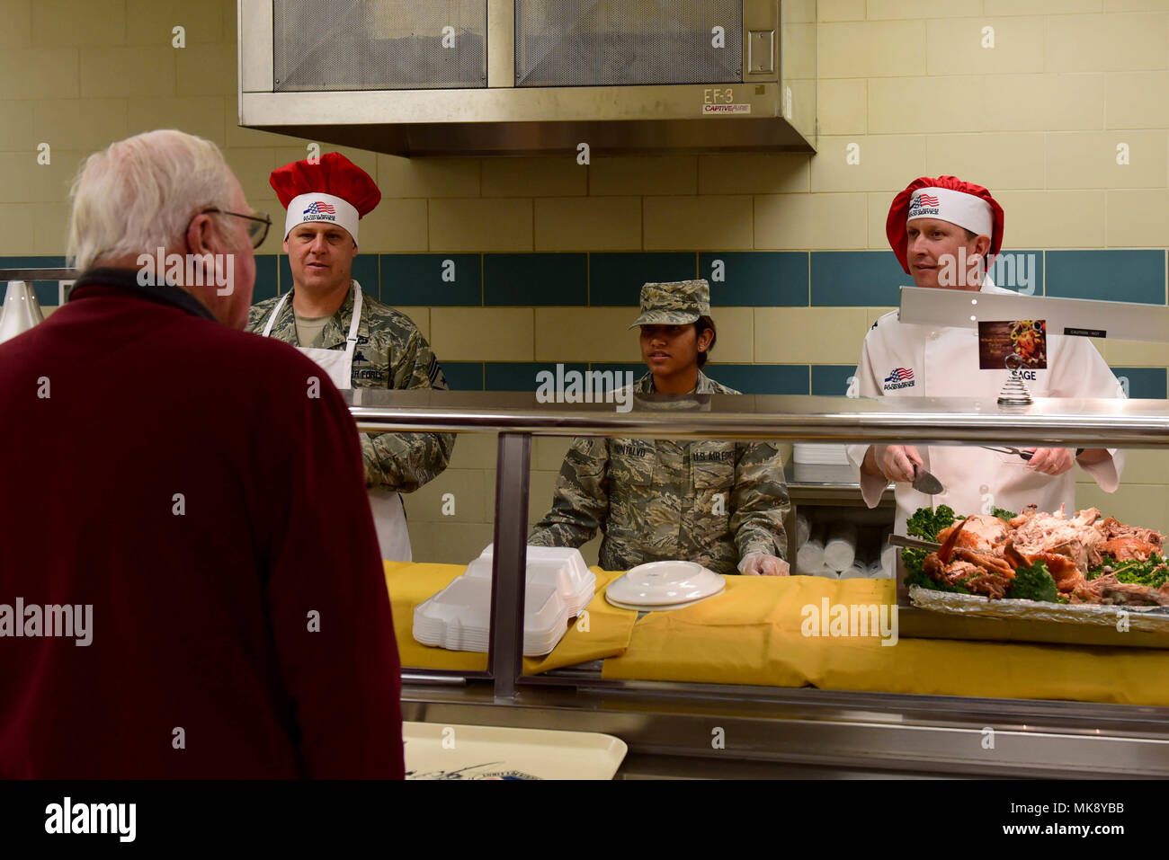 Col. Christopher Sage, 4th Fighter Wing commander, right; Airman 1st ...