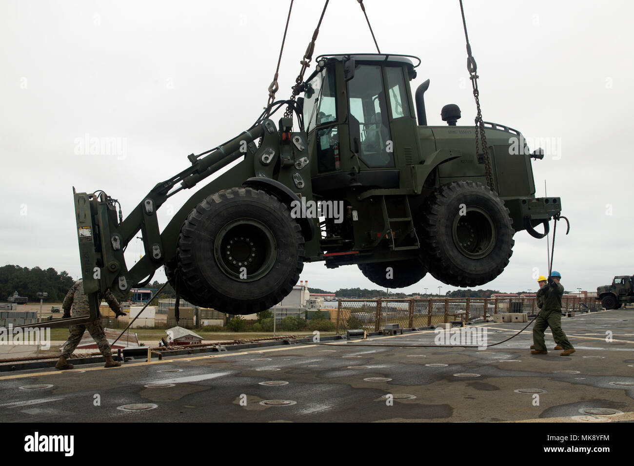 U.S. Marines with 2nd Transportation Support Battalion, Combat ...