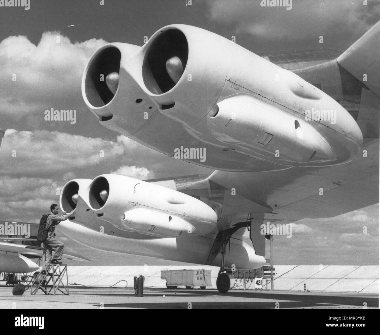 J57 turbojet Black and White Stock Photos & Images - Alamy