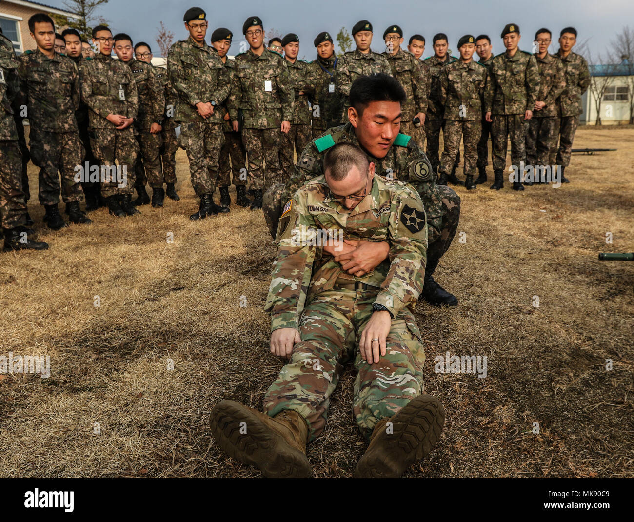 Staff Sgt. Brian E. Tomassi, a medic for 210th Field Artillery Brigade ...