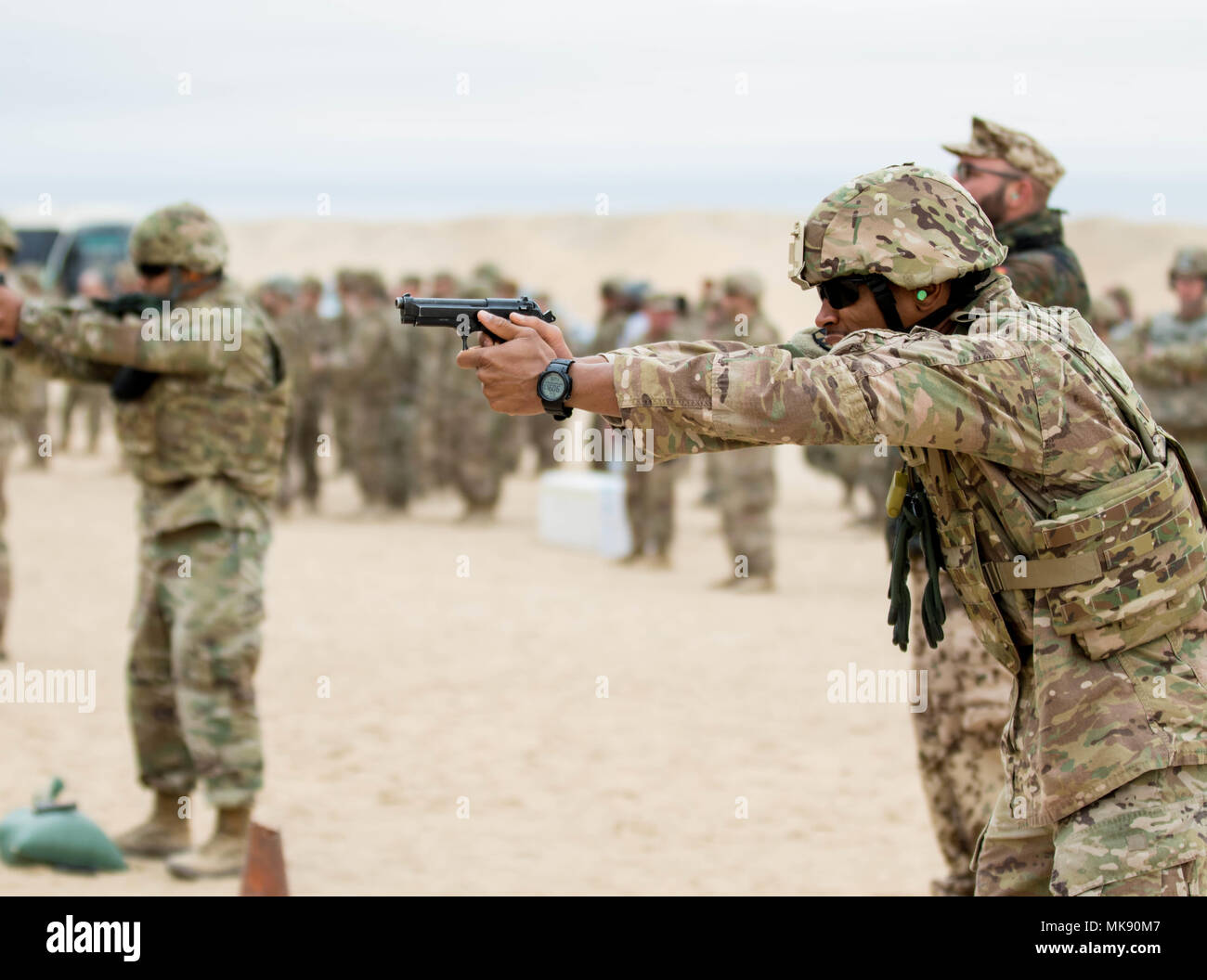 CAMP BUEHRING, Kuwait (Nov. 26, 2017) – 1st Lt. Jeremy Mcghee, FRAGORD ...