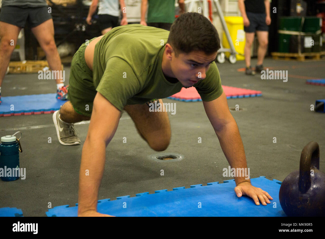 A U.S. Marine with Black Sea Rotational Force 17.2 participates in ...
