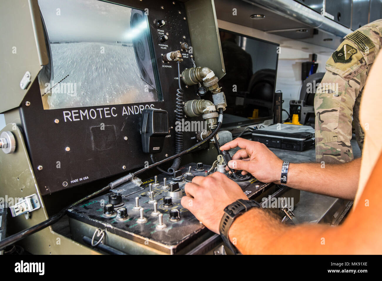 U.S. Air Force Senior Airman Taylor Lahteine, explosive ordnance ...