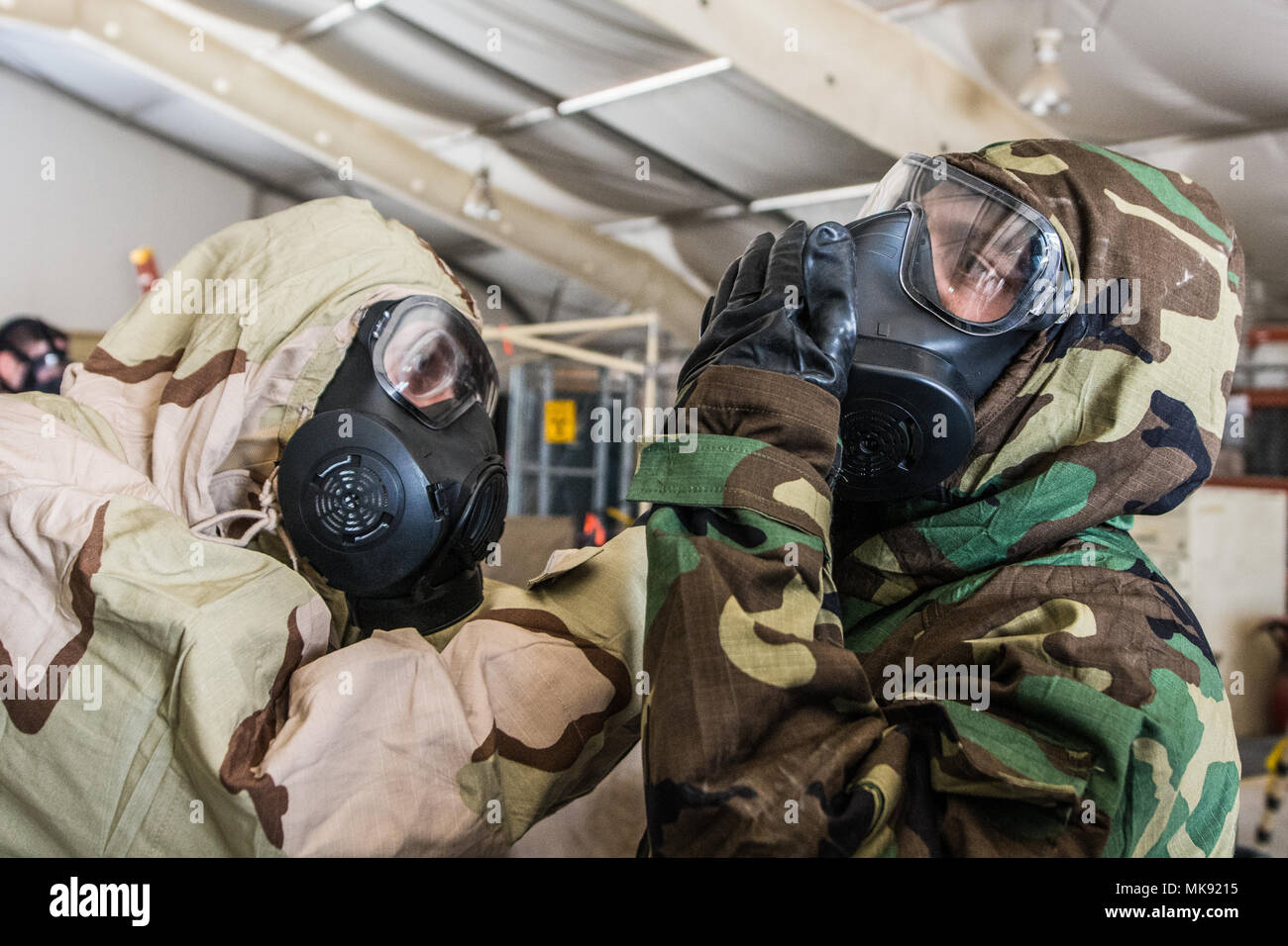 Chemical hazard suits hi-res stock photography and images - Alamy