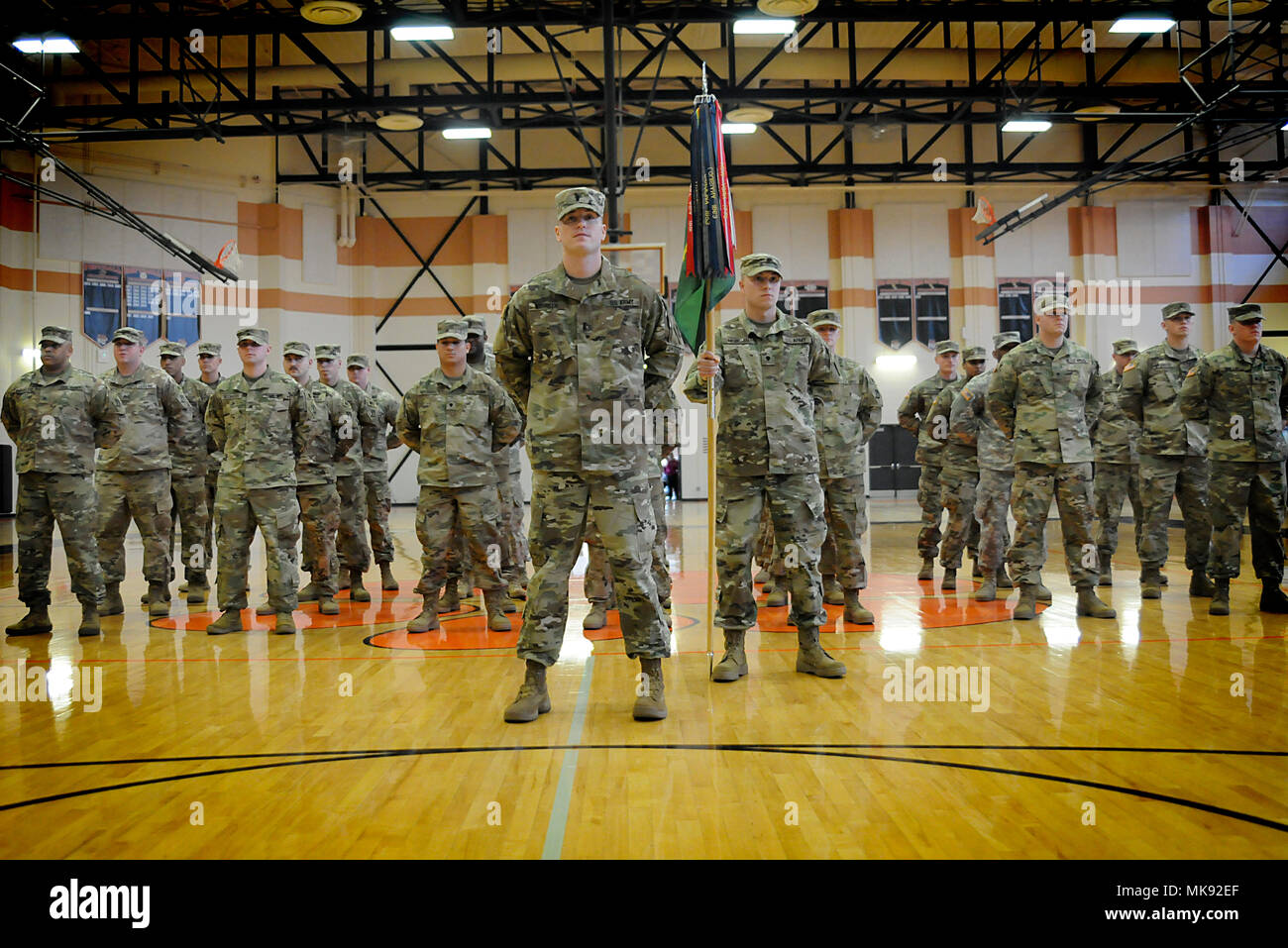 Soldiers from the 772nd Military Police Company, of the Massachusetts ...