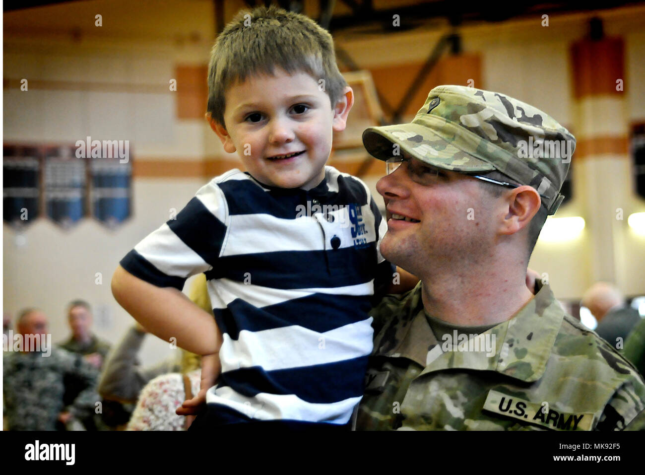 Soldiers from the 772nd Military Police Company, of the Massachusetts ...
