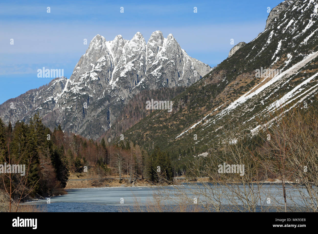 Great Mountains called Cinque punte that means Five peaks in Italian ...
