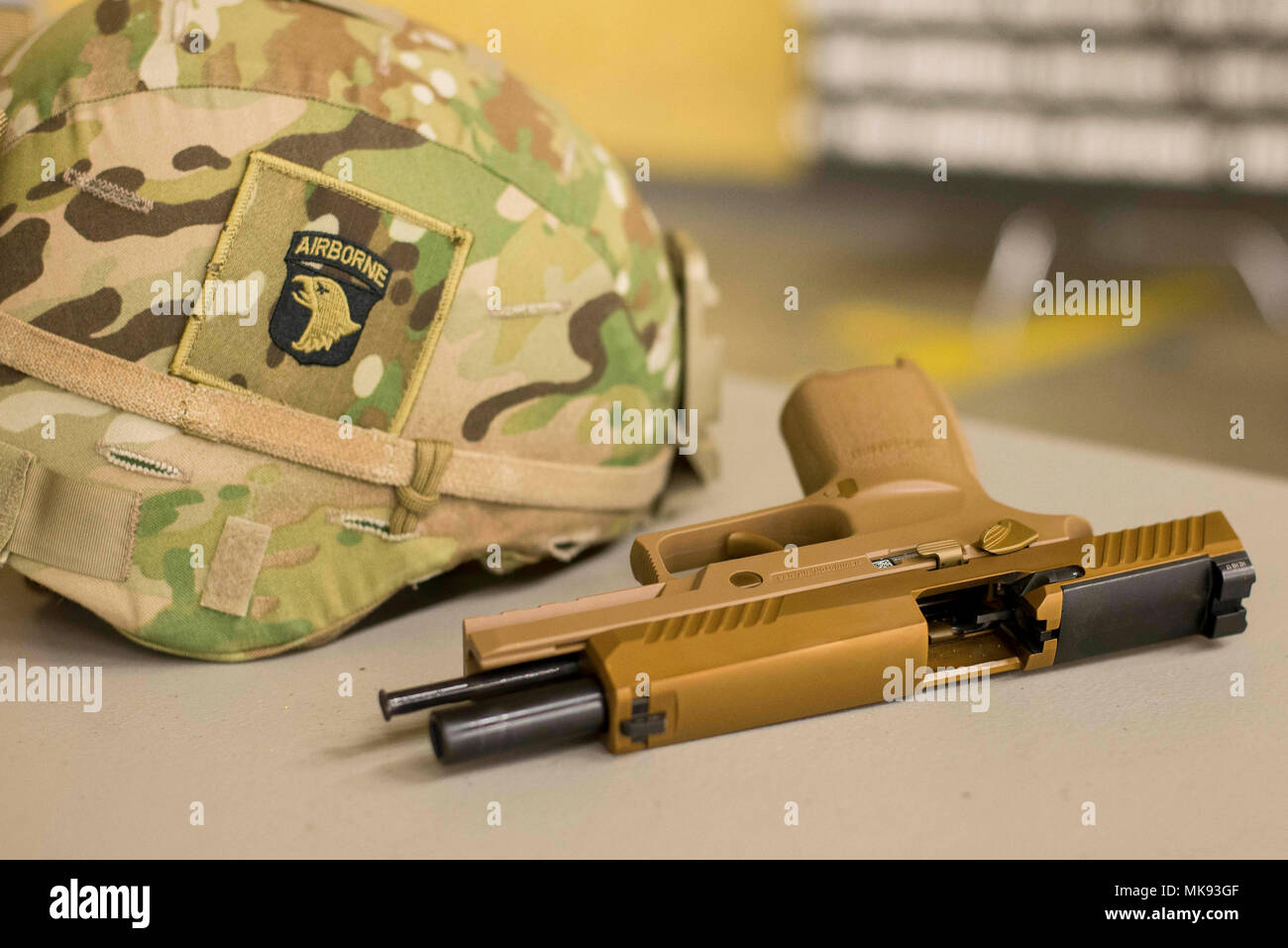 FORT CAMPBELL, Kentucky – The M17 or Modular Handgun System is the Army ...