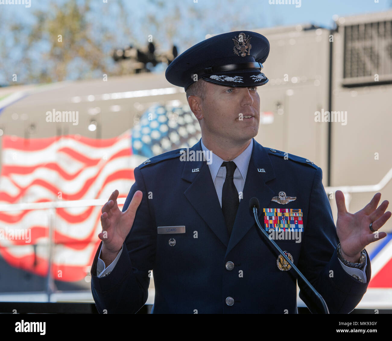 U.S. Air Force Col. Matthew Leard, 60th Air Mobility Wing vice ...