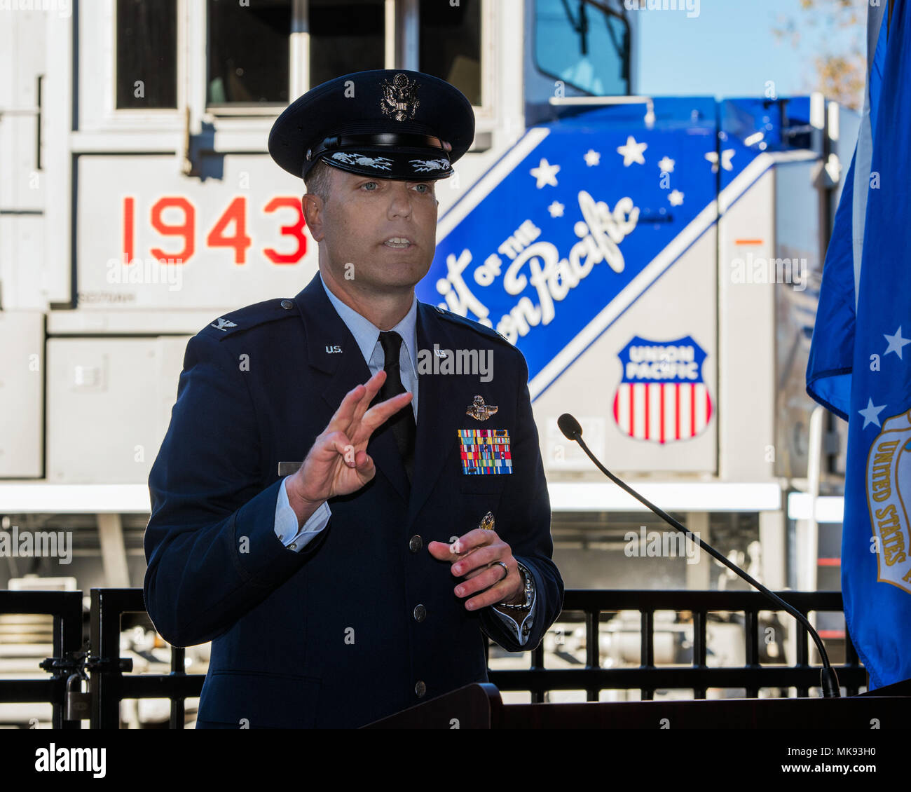 U.S. Air Force Col. Matthew Leard, 60th Air Mobility Wing vice ...