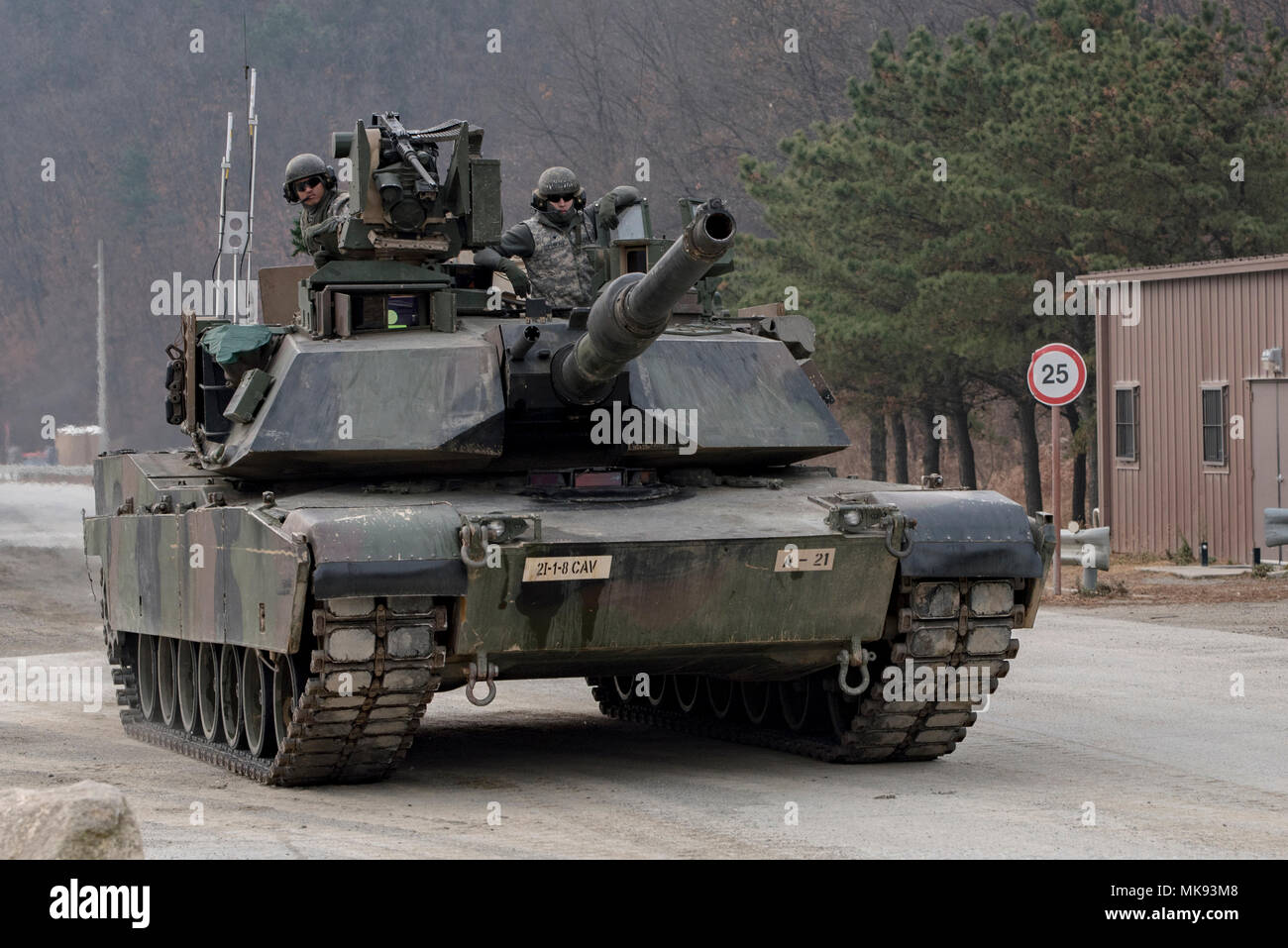 RODRIGUEZ LIVE FIRE COMPLEX, Republic of Korea – An M1A2 Abrams tank ...